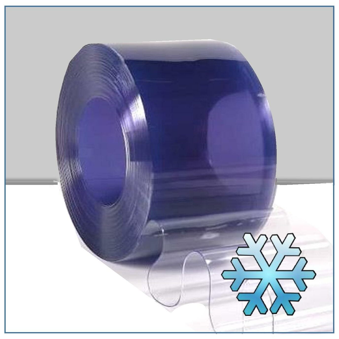 Polargrade Freezer Clear PVC Strip - Cut to Size from Bulk Roll